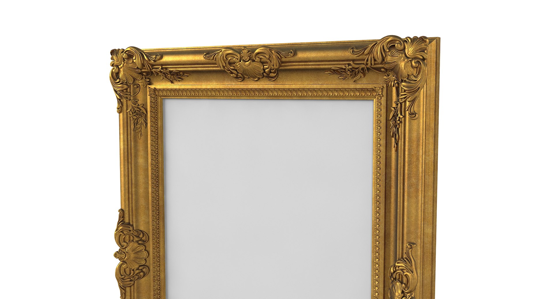 Golden Picture Frame 3D Model - TurboSquid 1419445