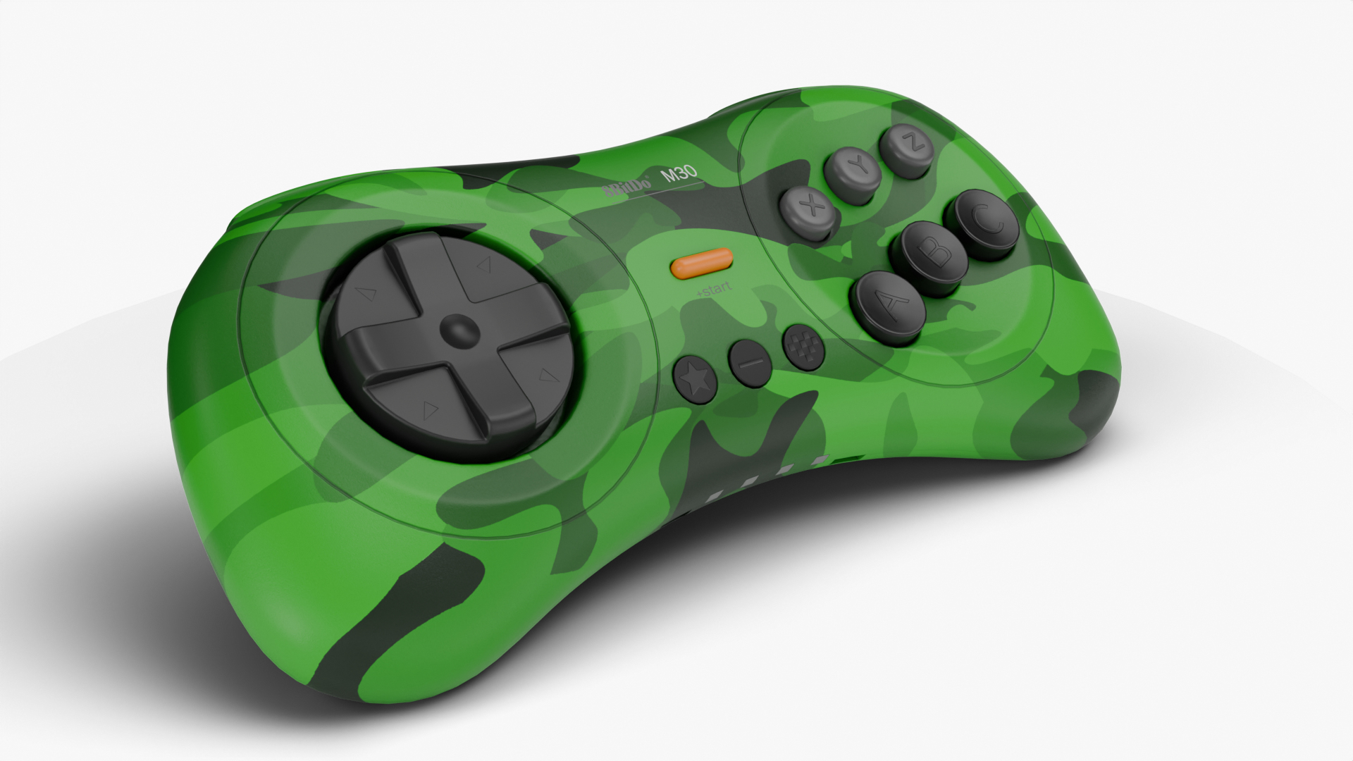Retro Gamepad 8BitDo M30 Camouflage 3D Model - TurboSquid 2314099