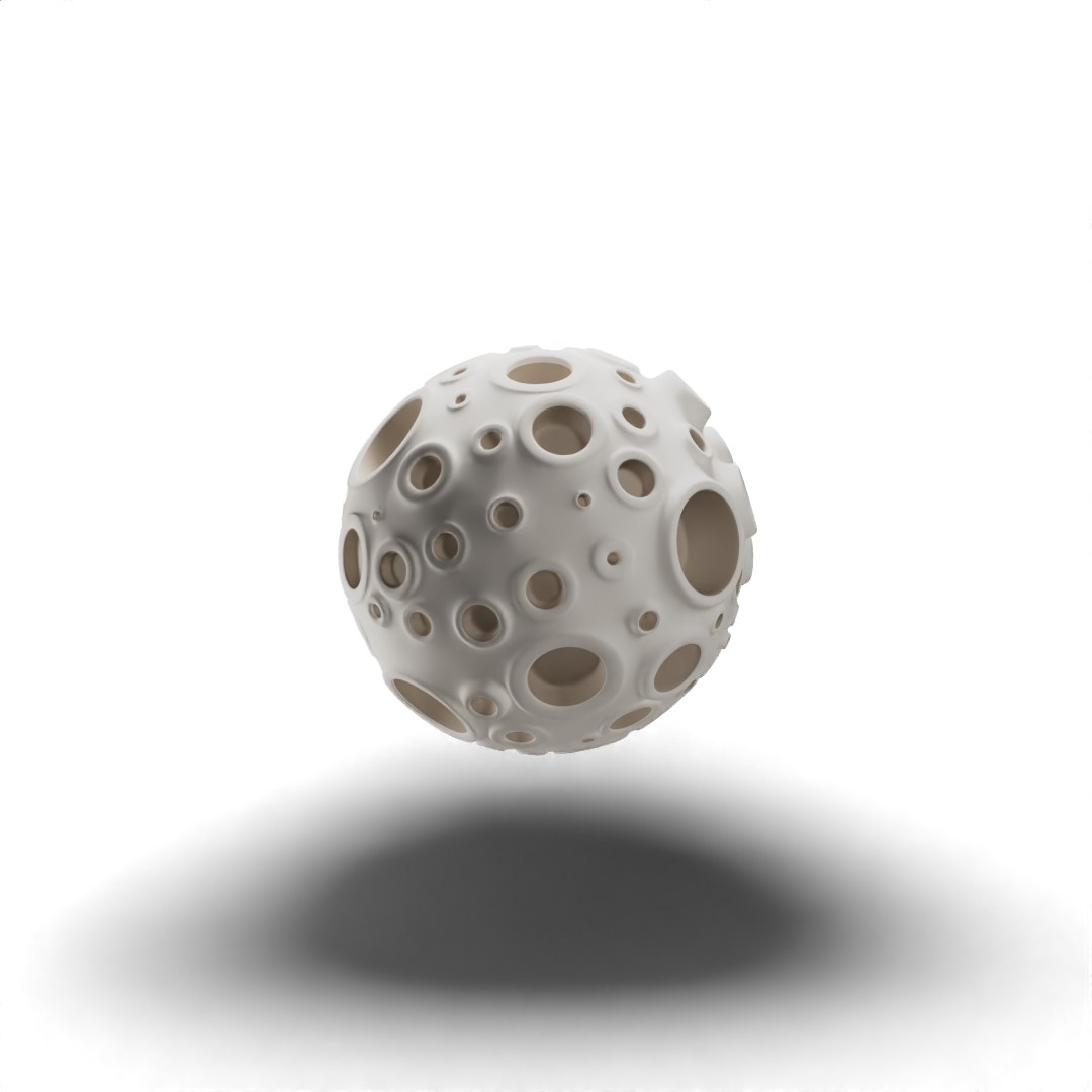 3D Cartoon Moon Model - TurboSquid 2210355