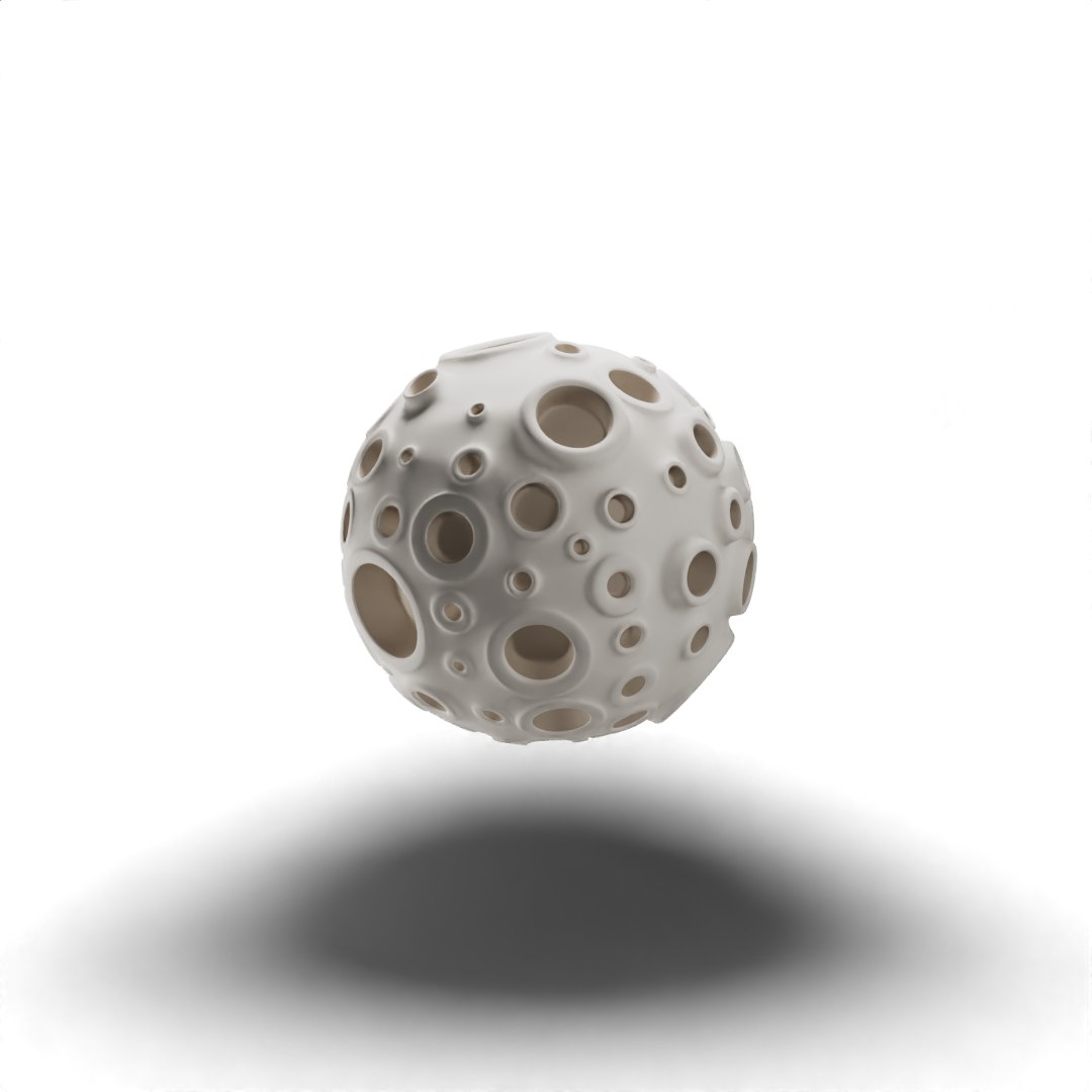 3D Cartoon Moon Model - TurboSquid 2210355