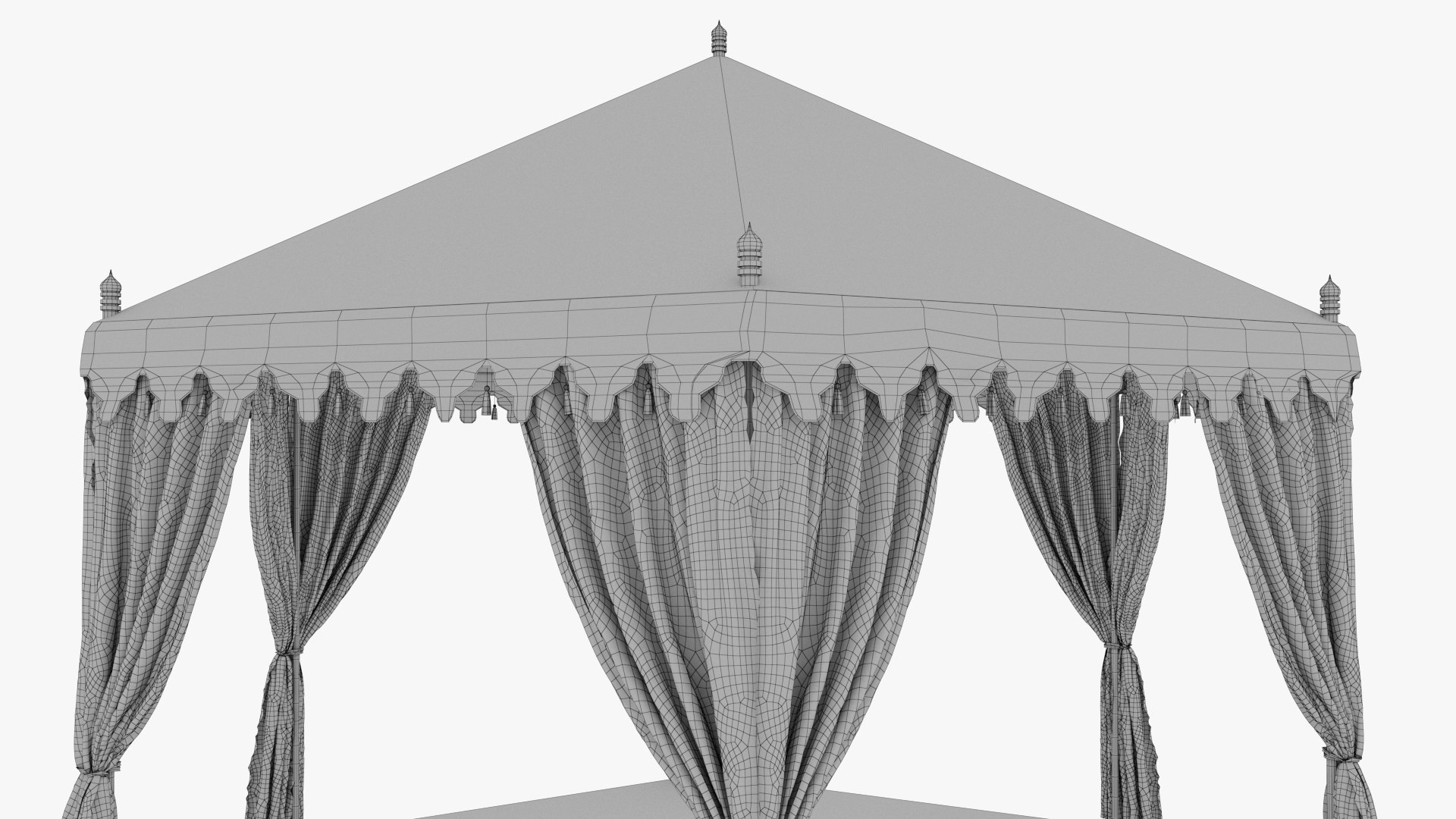 Arabic Traditional Wedding Tent 3D Model - TurboSquid 2347063