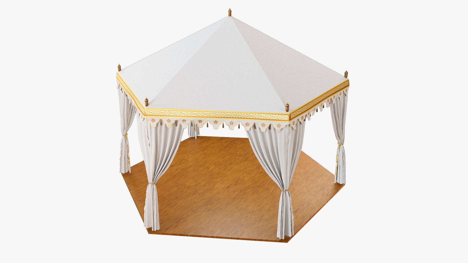 Arabic Traditional Wedding Tent 3D Model - TurboSquid 2347063