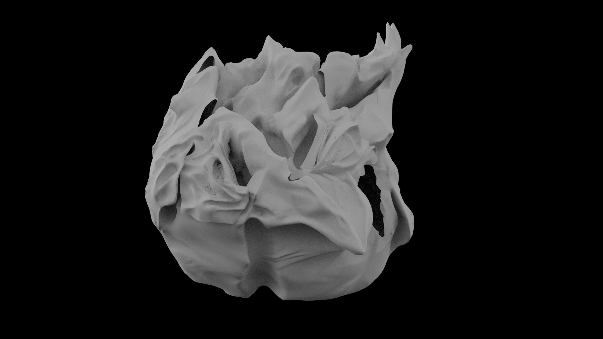 3D Crumpled Paper model - TurboSquid 1834453