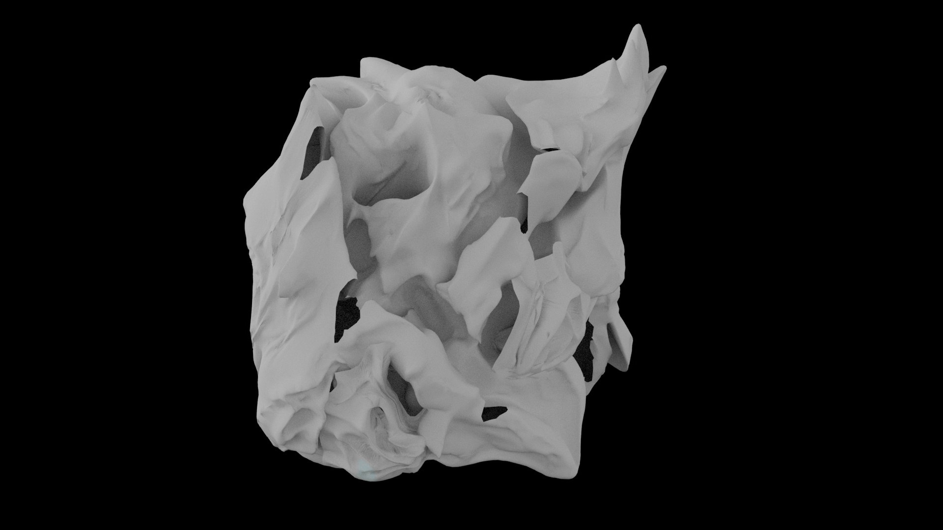 3D Crumpled Paper model - TurboSquid 1834453