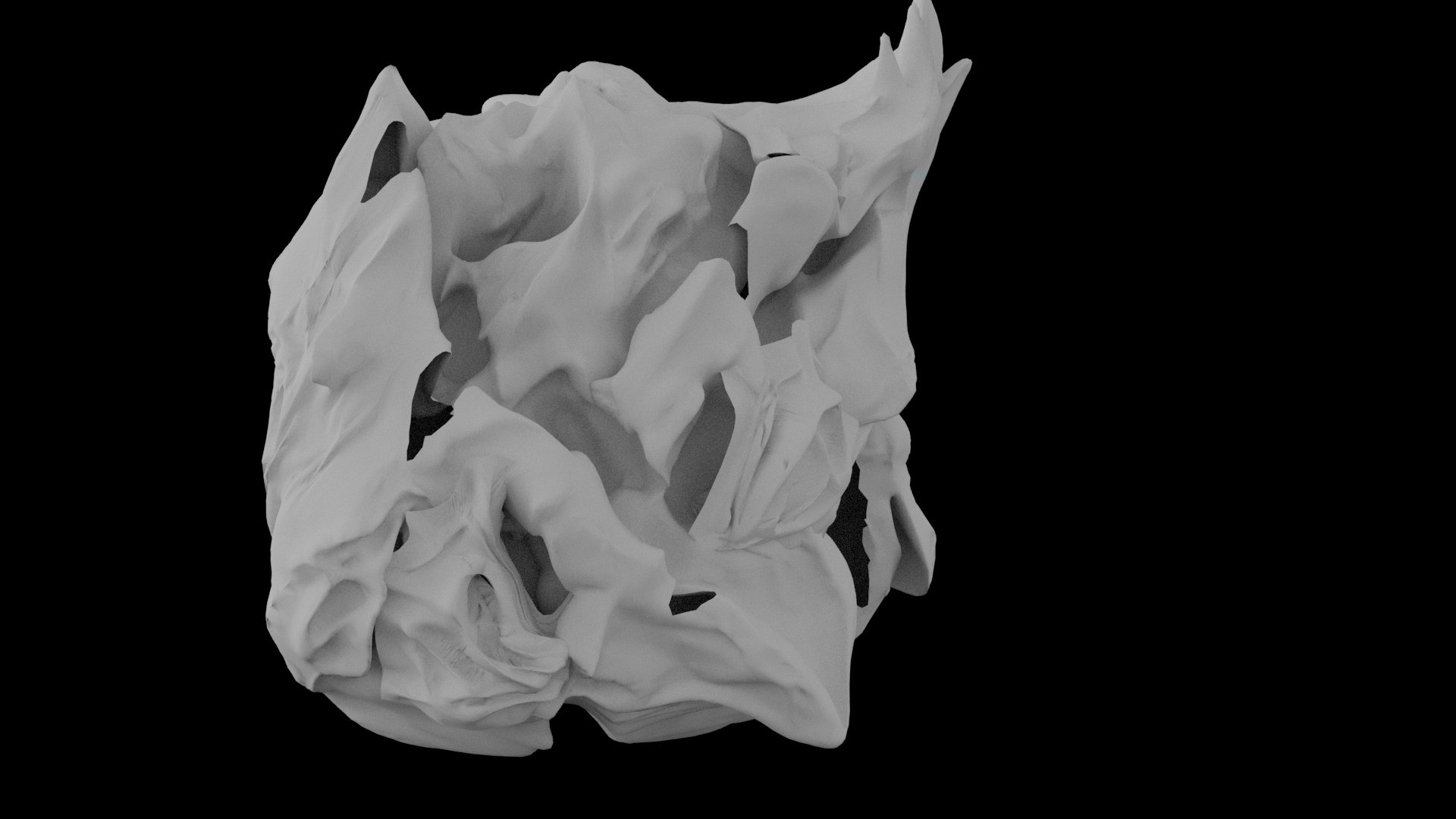 3D Crumpled Paper model - TurboSquid 1834453