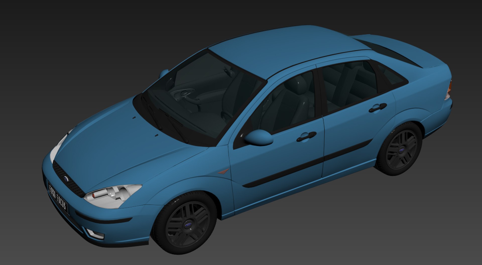 3D Model Ford Focus Sedan 2004 - TurboSquid 2049797