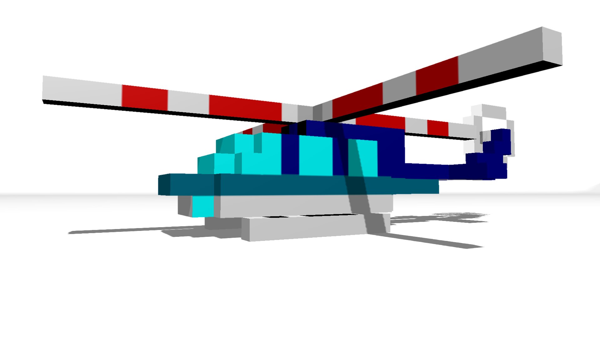 Bell 412 Pixelated 3D Model - TurboSquid 1905087