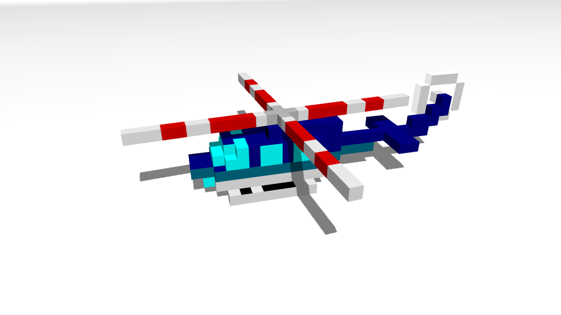 Bell 412 Pixelated 3D Model - TurboSquid 1905087