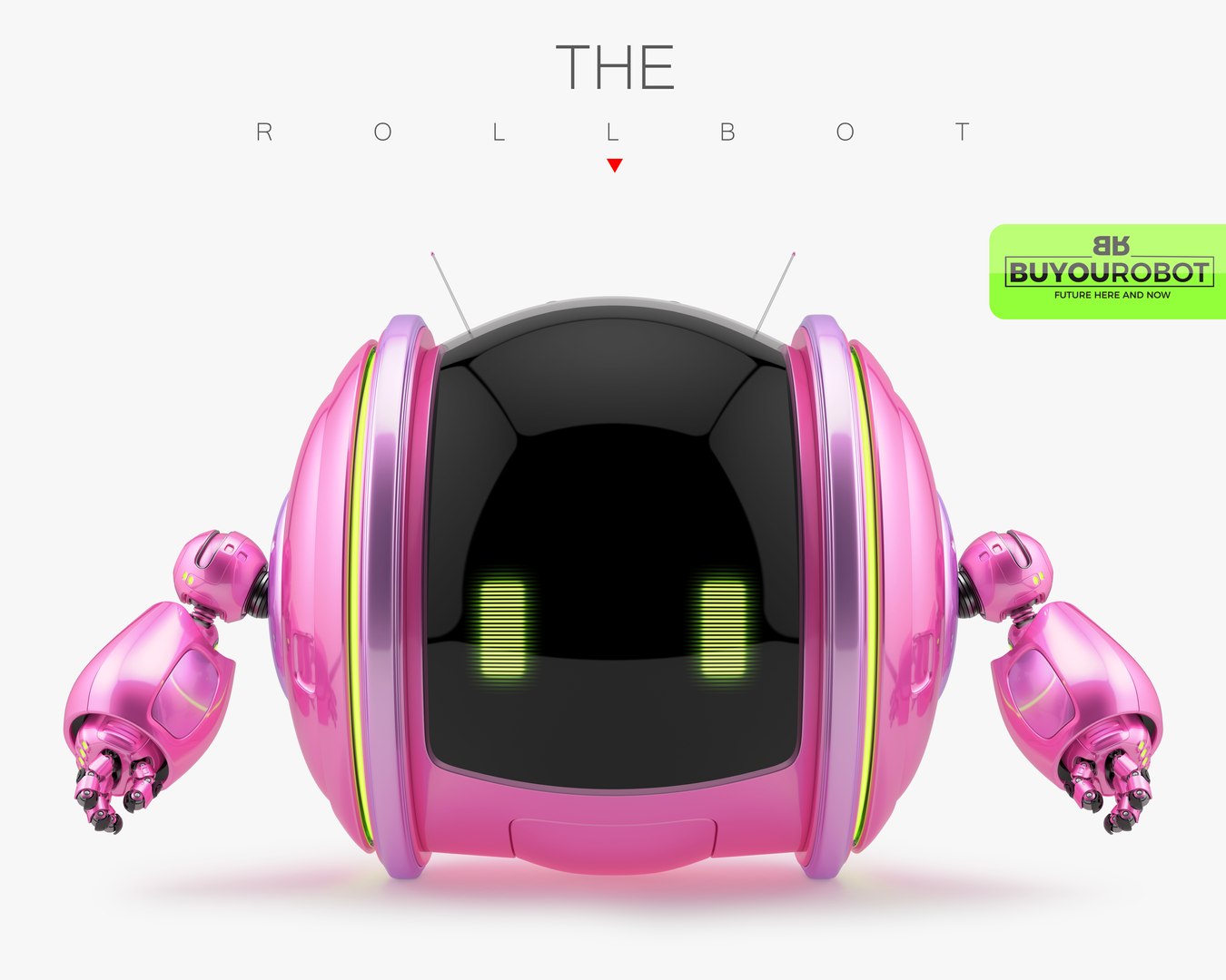 Cute Rolling Bot 3d Max