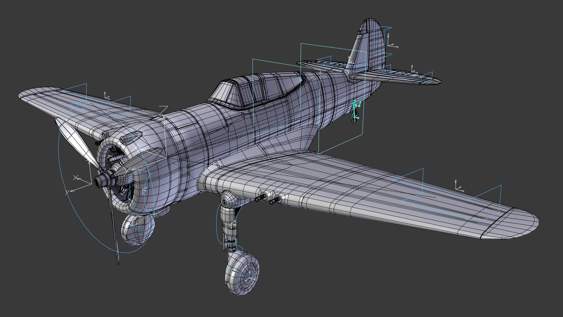 P36 Aircraft Ww2 3D Model - TurboSquid 1152582