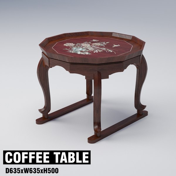 Free SketchUp Coffee-Table Models | TurboSquid