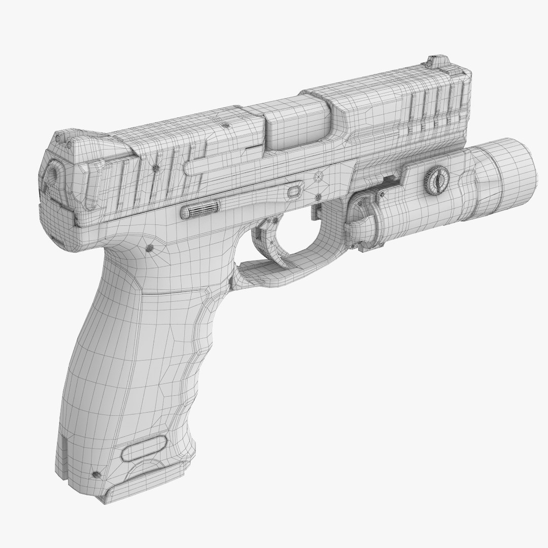 3d Handgun Heckler Koch Vp9 Model