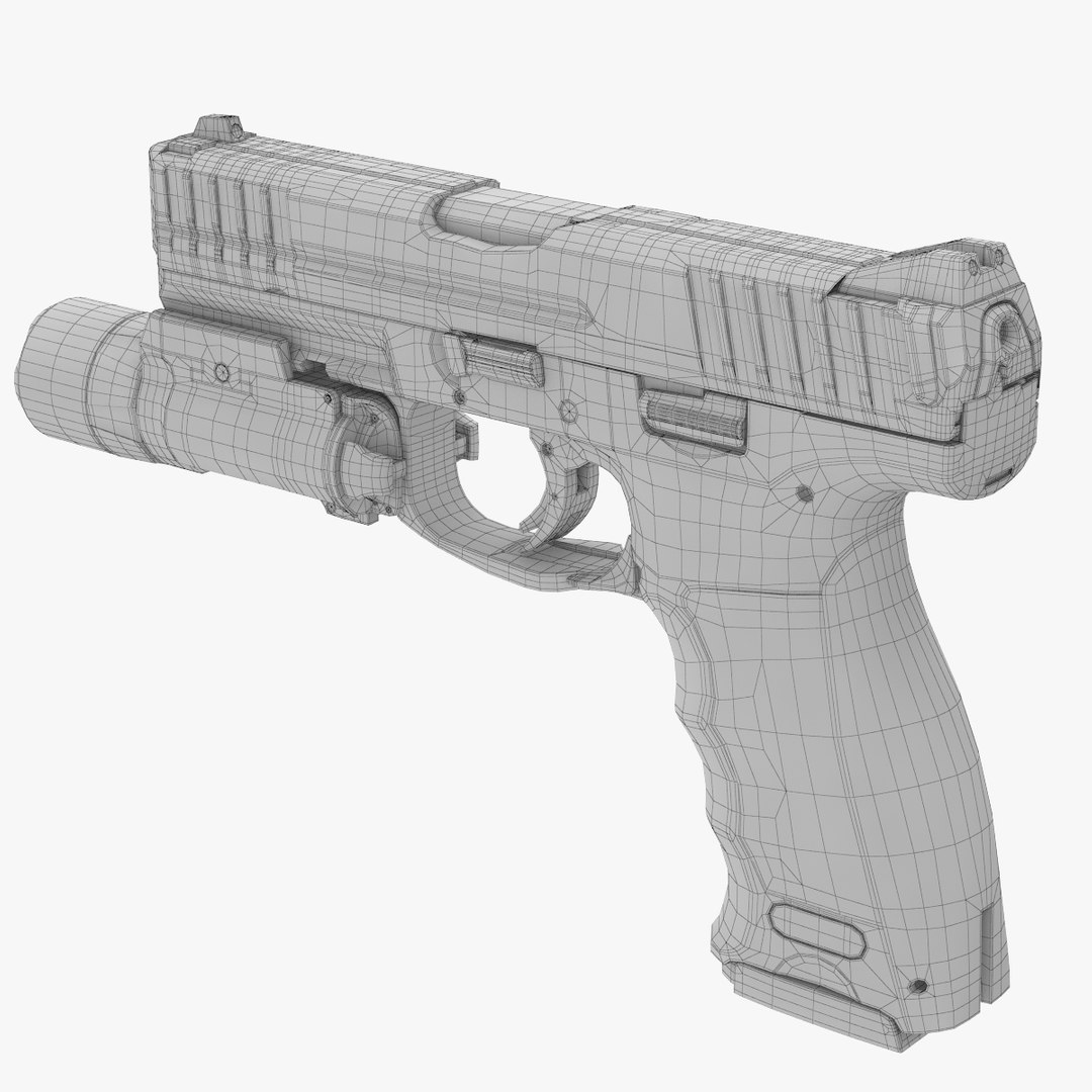 3d Handgun Heckler Koch Vp9 Model
