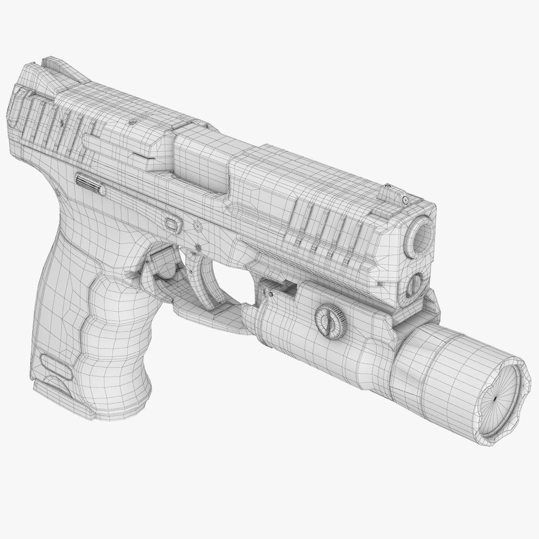 3d Handgun Heckler Koch Vp9 Model