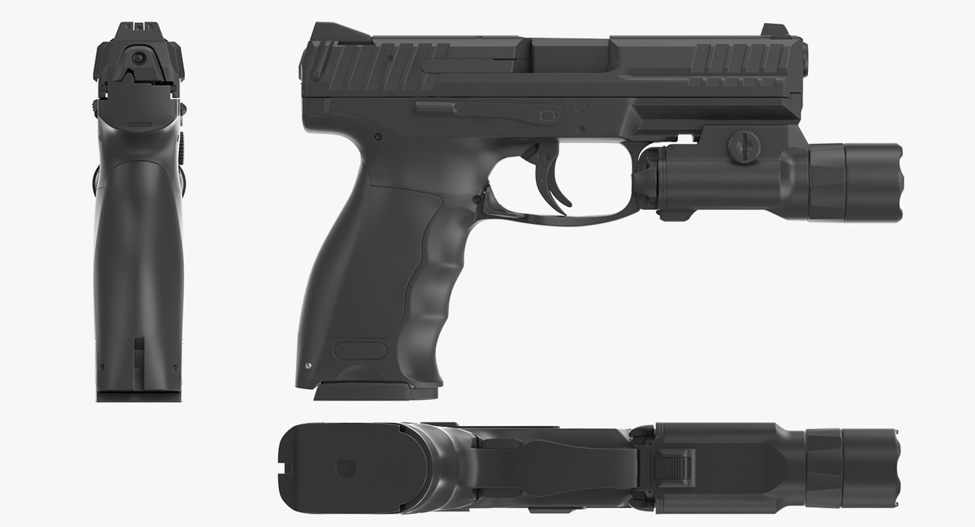 3d Handgun Heckler Koch Vp9 Model