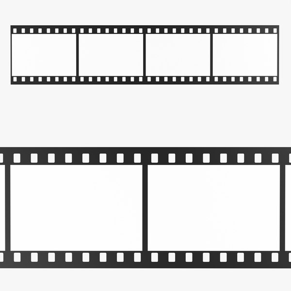 Photographic film mockup 01 3D model - TurboSquid 1715820