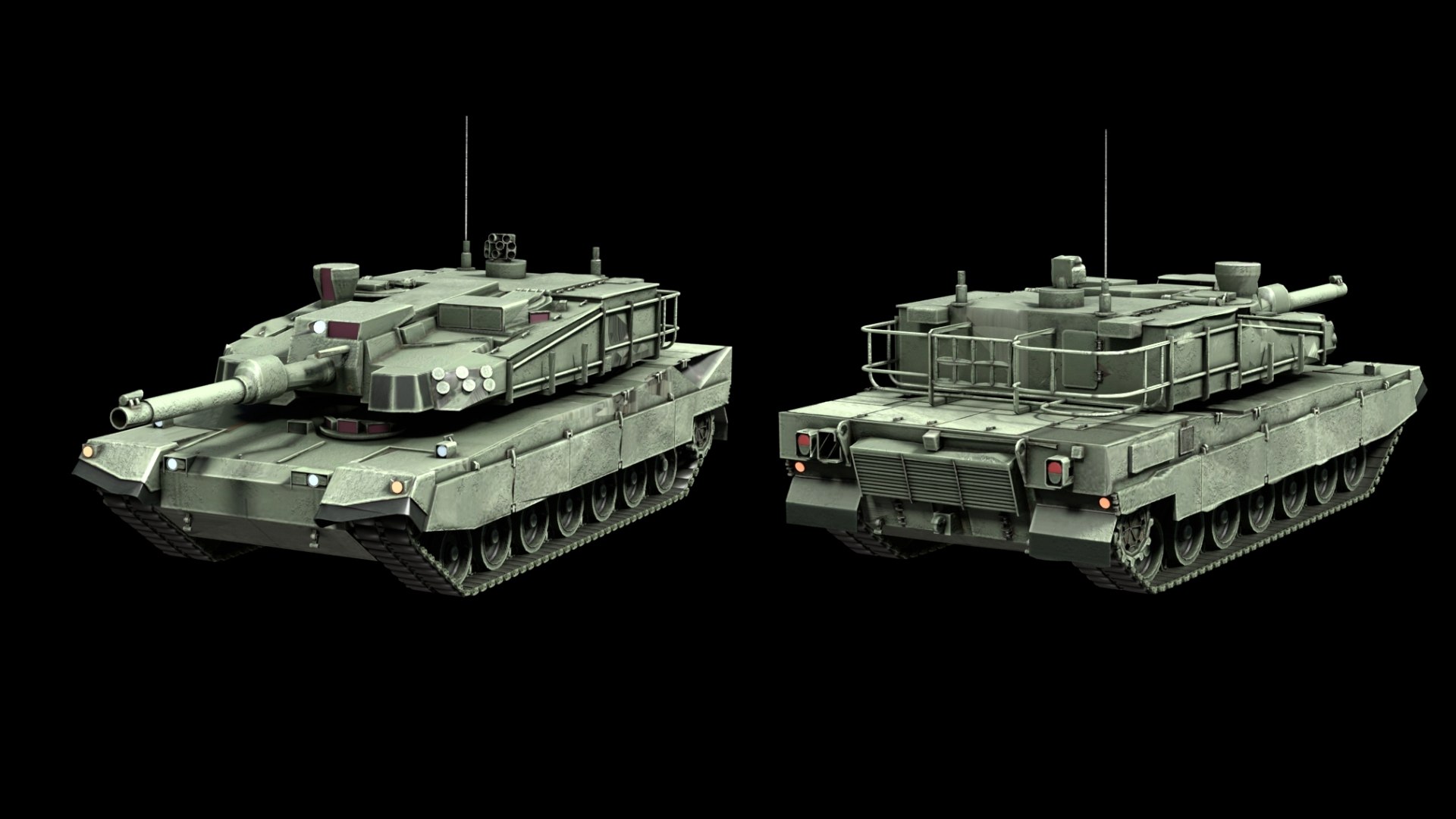 Tank Model - TurboSquid 2102649