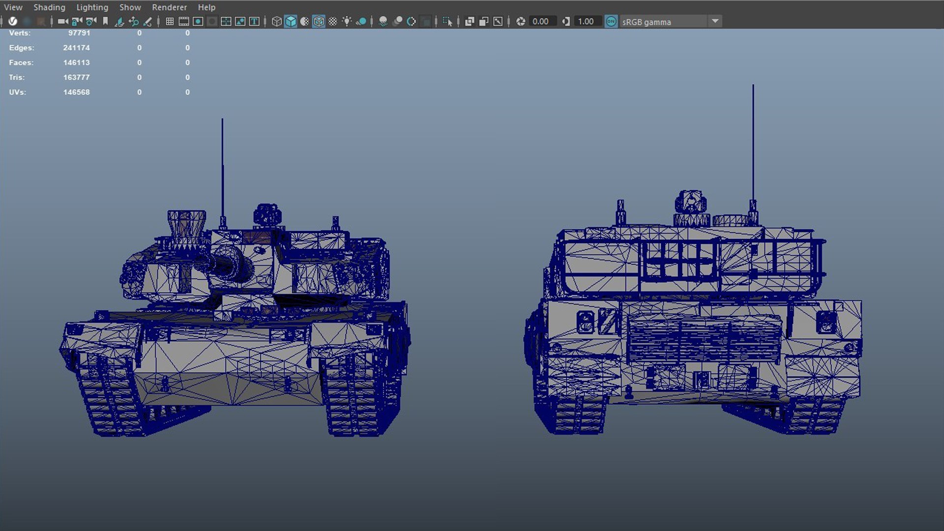 Tank Model - TurboSquid 2102649