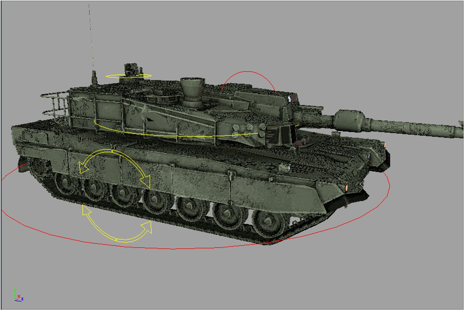Tank Model - TurboSquid 2102649