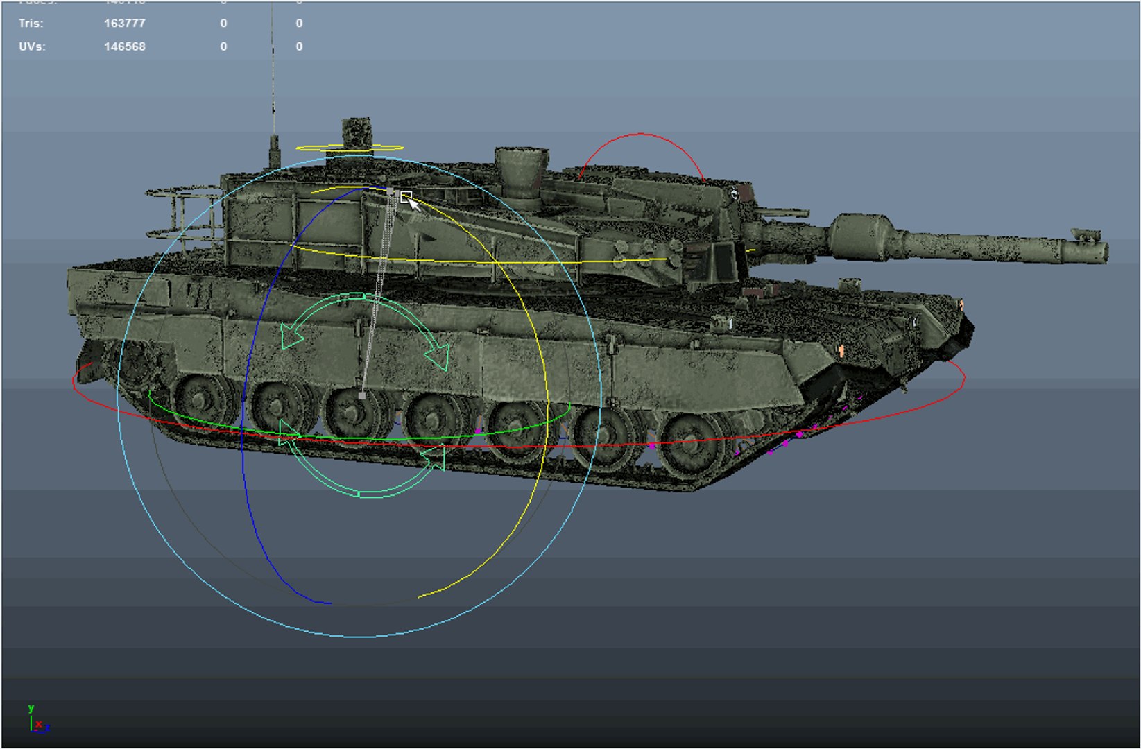 Tank Model - TurboSquid 2102649
