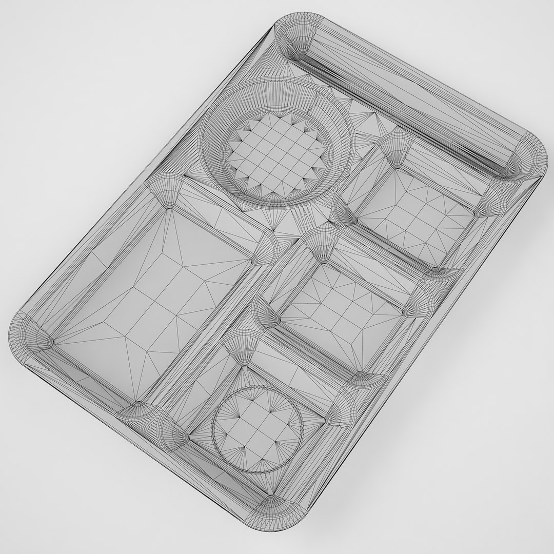 Lunch Food Tray 3d Max