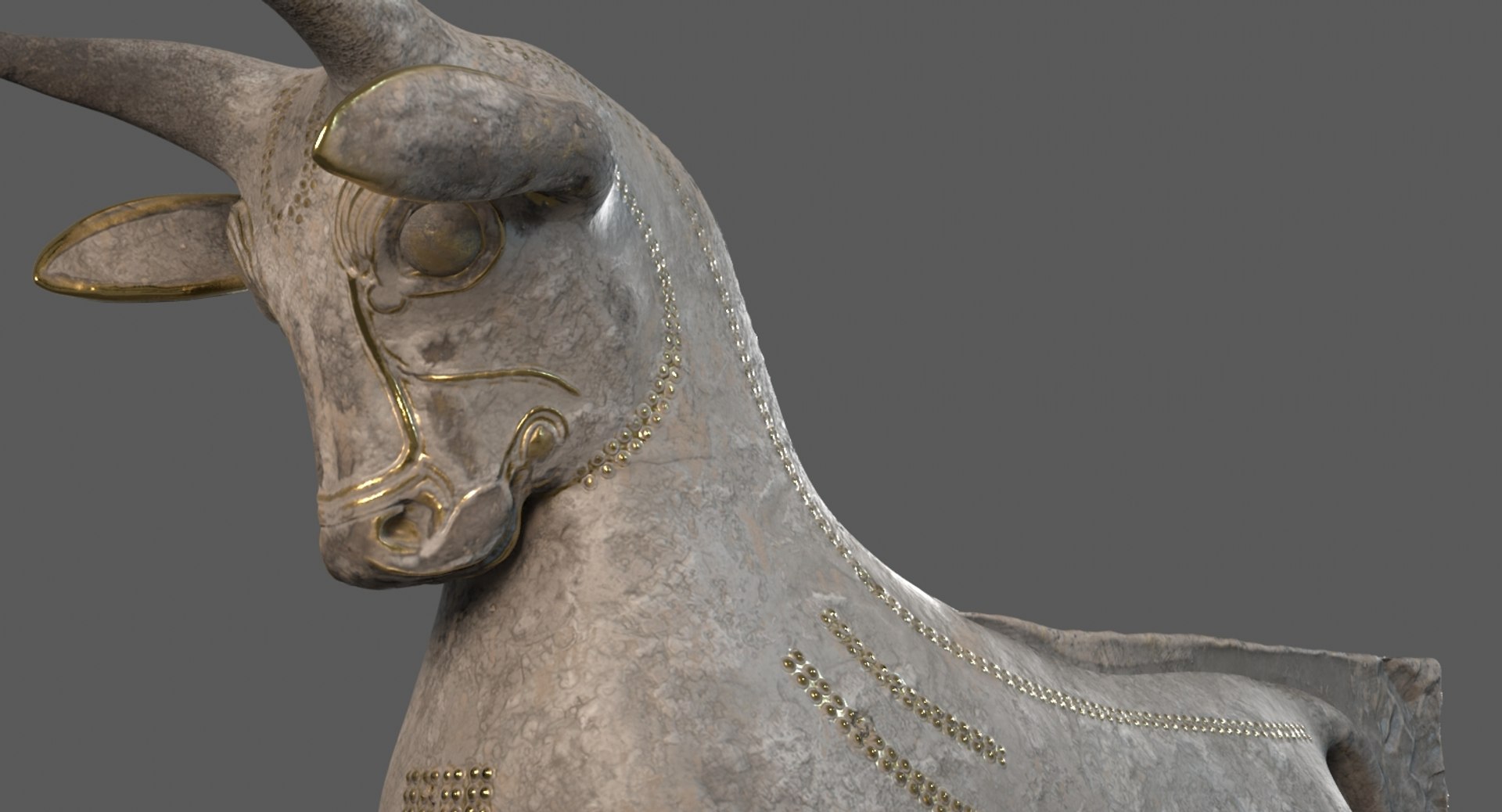 3D Bull Persepolis Model - TurboSquid 1319233