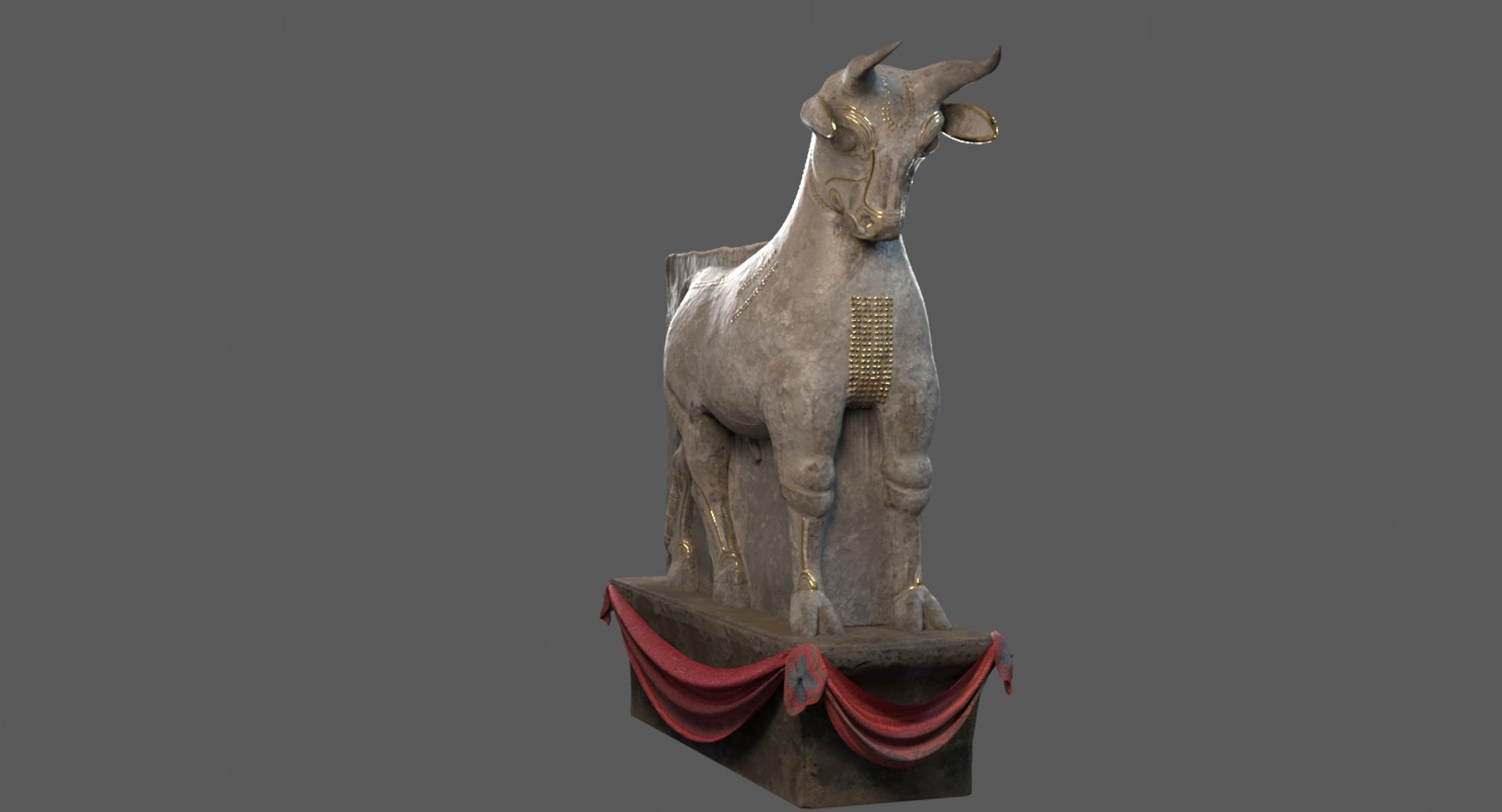 3D Bull Persepolis Model - TurboSquid 1319233
