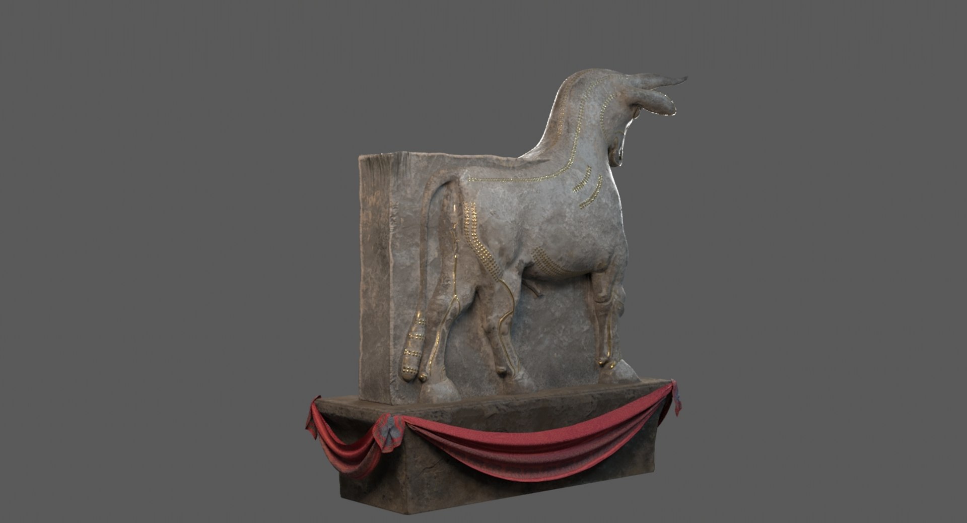 3D Bull Persepolis Model - TurboSquid 1319233