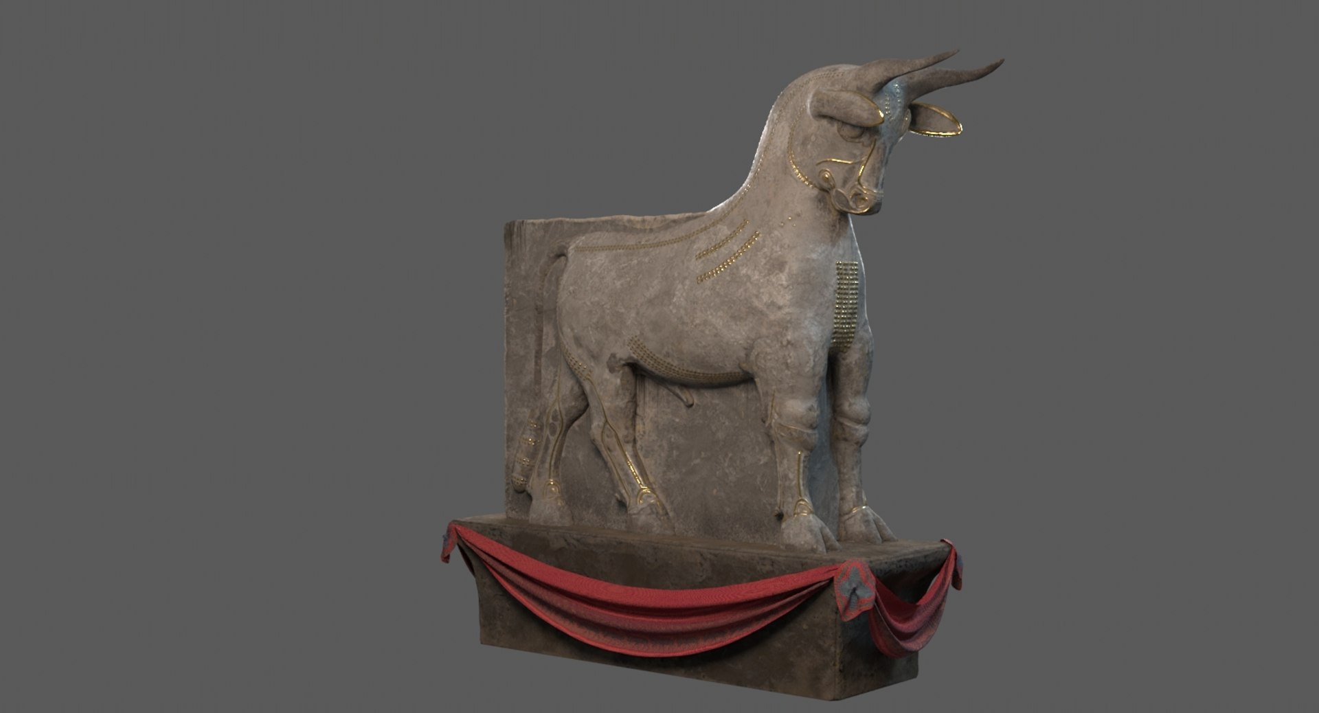 3D Bull Persepolis Model - TurboSquid 1319233