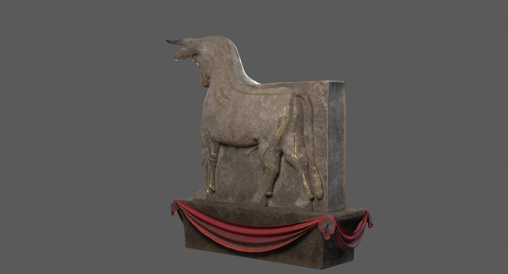 3D Bull Persepolis Model - TurboSquid 1319233