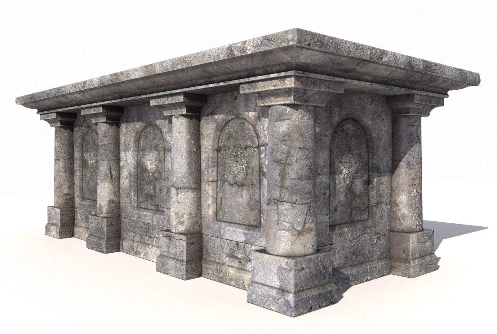 Old Stone Altar 3 3D - TurboSquid 1501961
