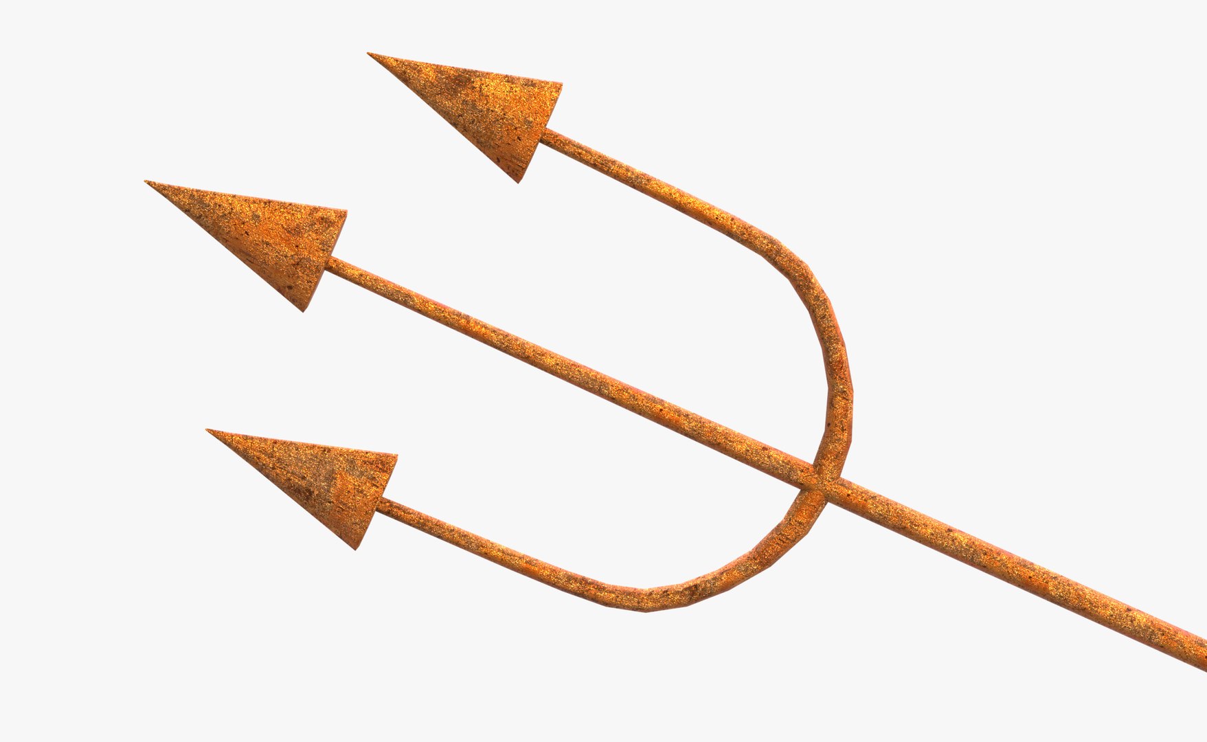Free 3D Gold Trident - TurboSquid 1950195