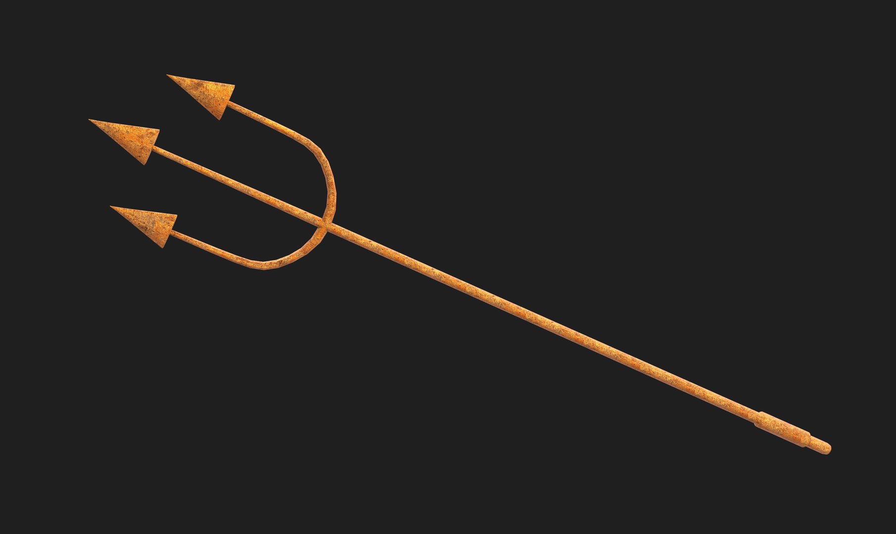 Free 3D Gold Trident - TurboSquid 1950195