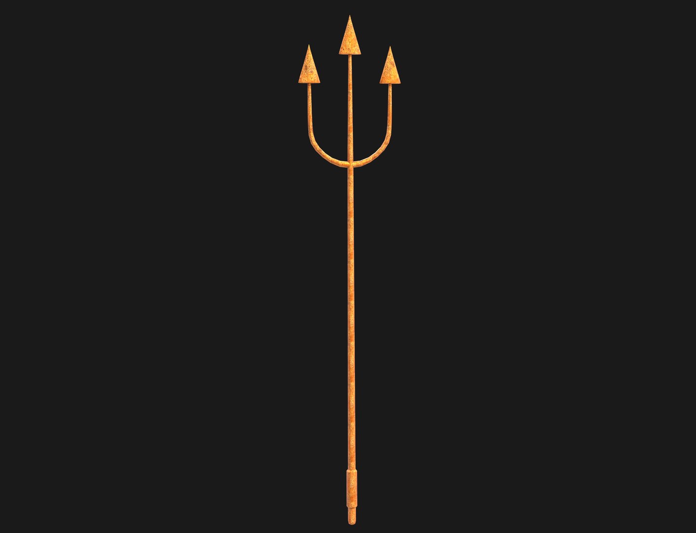 Free 3D Gold Trident - TurboSquid 1950195