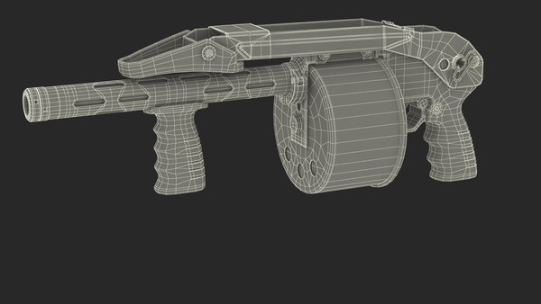 modelo 3d Sentinel Arms Striker-12 con culata doblada - TurboSquid 2157007