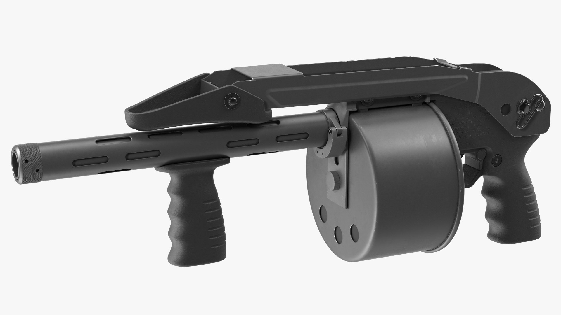 3D model Sentinel Arms Striker-12 with Folded Butt - TurboSquid 2157007