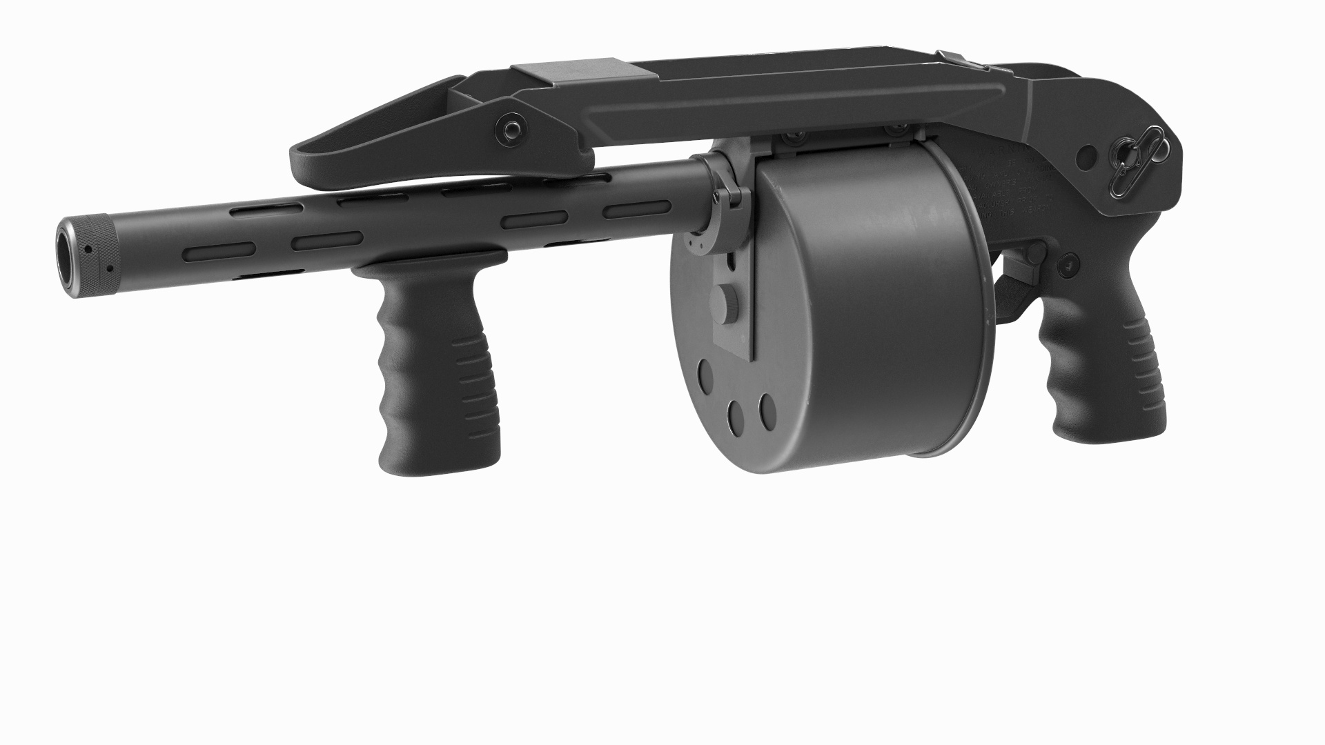 3D Model Sentinel Arms Striker-12 With Folded Butt - TurboSquid 2157007