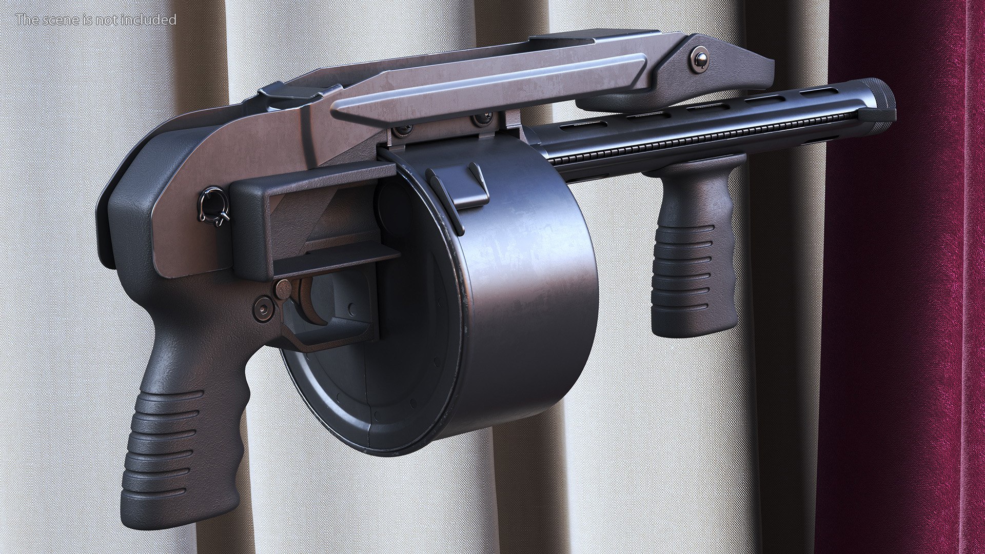 3D model Sentinel Arms Striker-12 with Folded Butt - TurboSquid 2157007