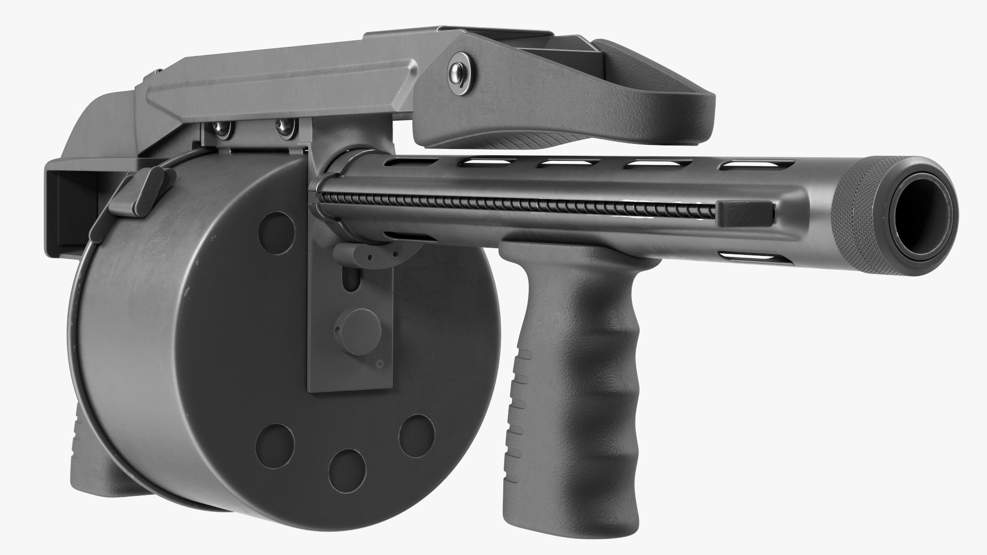 3D model Sentinel Arms Striker-12 with Folded Butt - TurboSquid 2157007