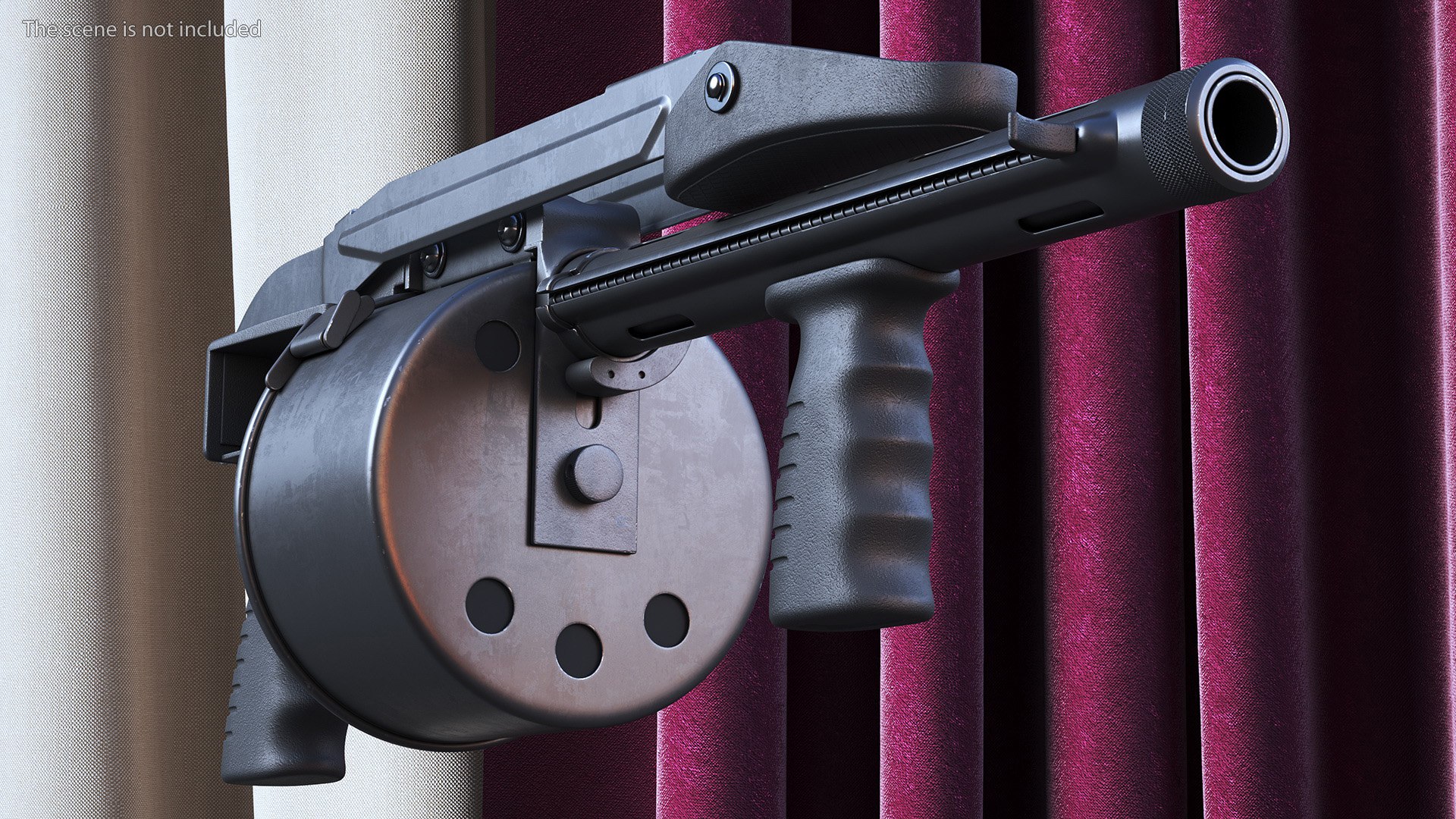 3D model Sentinel Arms Striker-12 with Folded Butt - TurboSquid 2157007