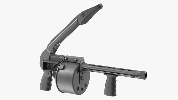 modelo 3d Sentinel Arms Striker-12 con culata doblada - TurboSquid 2157007