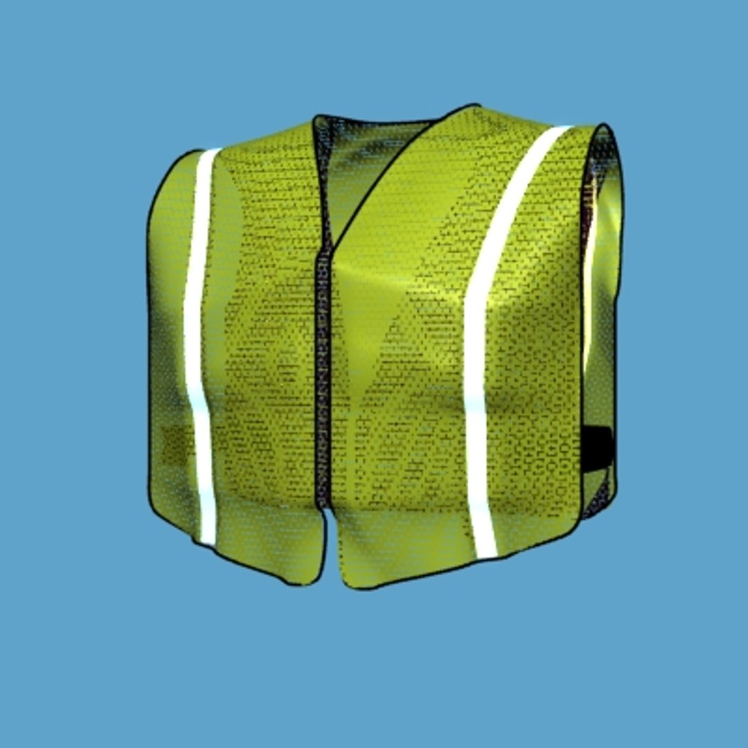 Safety Vests Reflective 3d Model