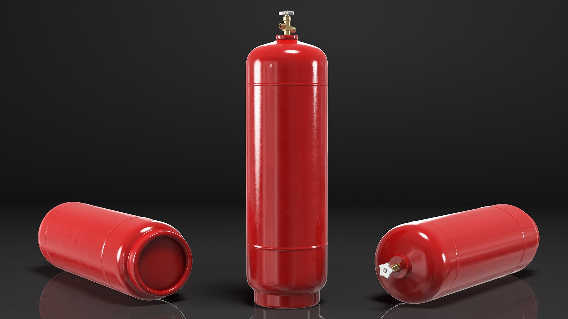 3D Acetylene Gas Cylinder - TurboSquid 1625384