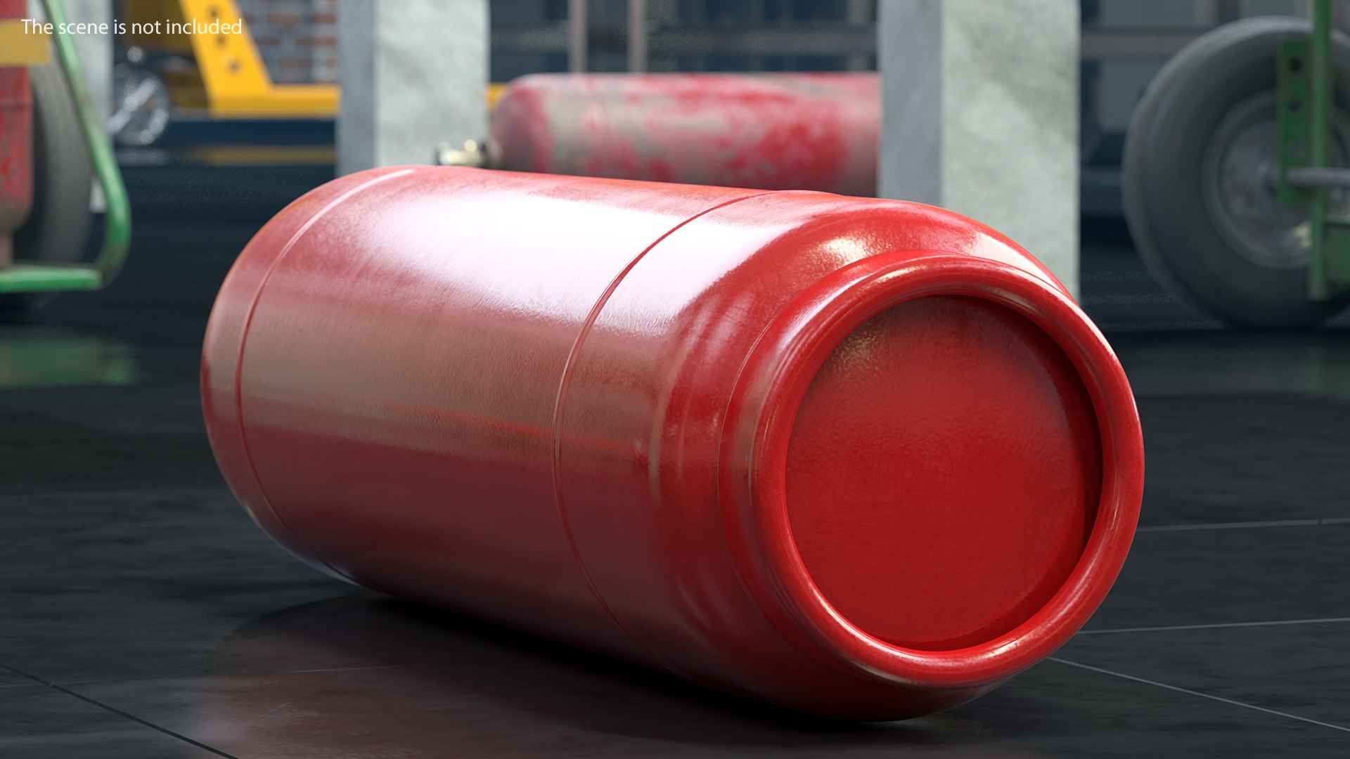3D Acetylene Gas Cylinder - TurboSquid 1625384
