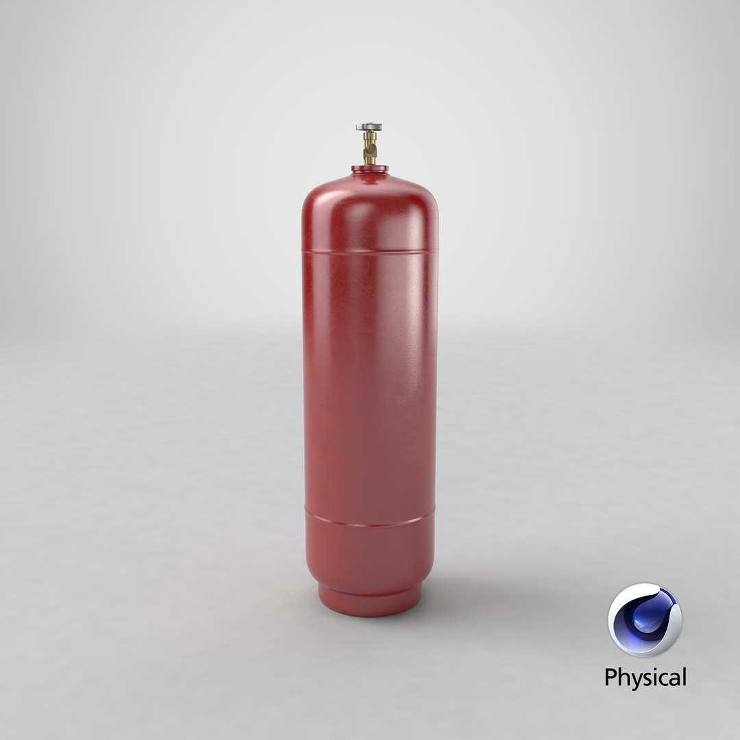 3D acetylene gas cylinder - TurboSquid 1625384