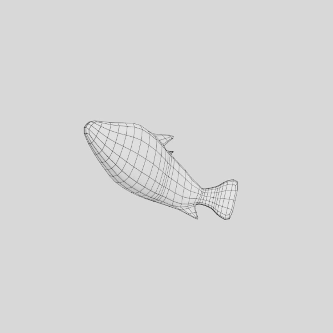 fish animation 3d model