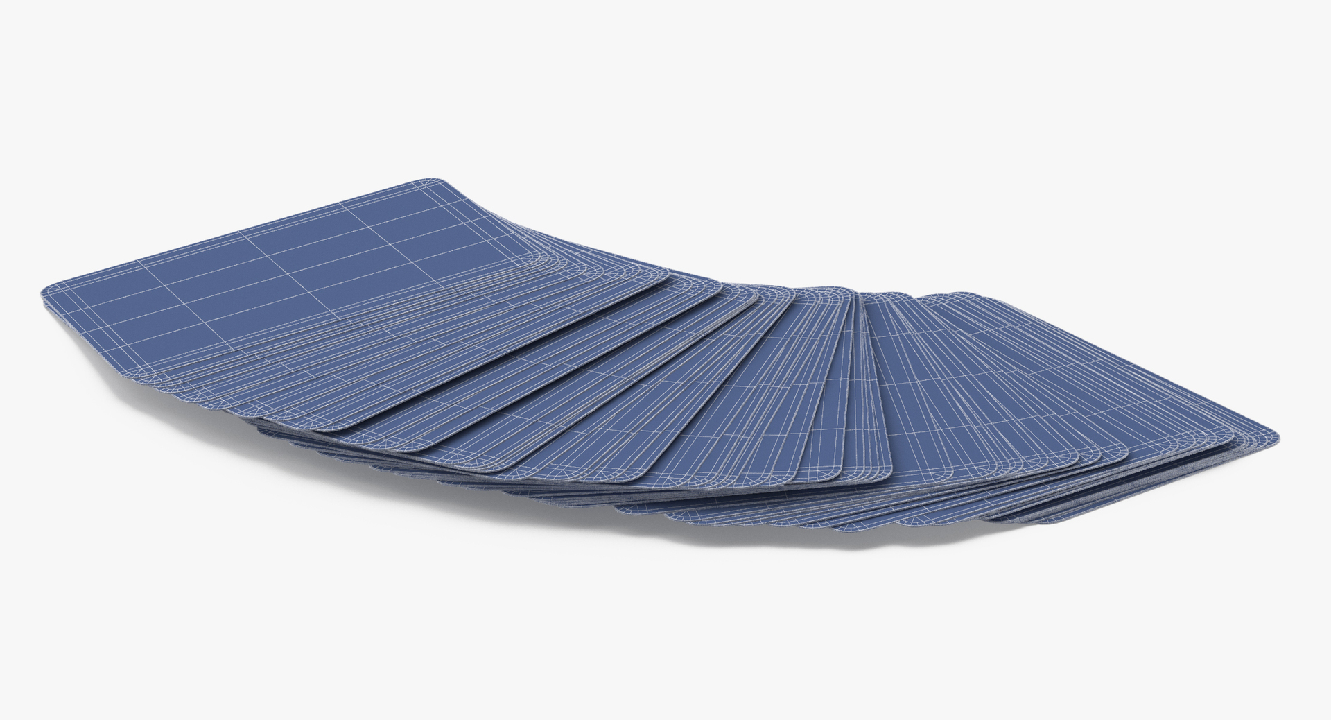 Playing cards blue deck 3D model - TurboSquid 1155183