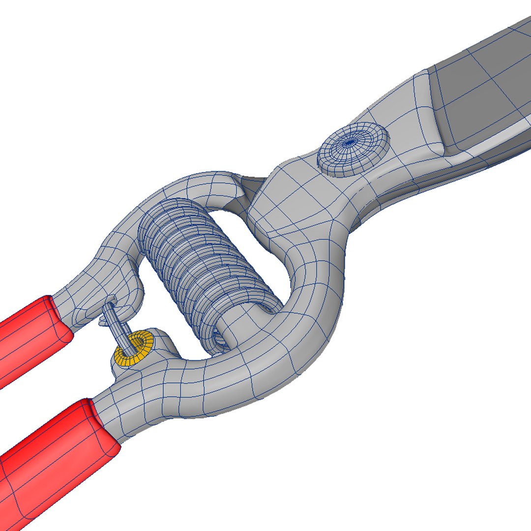 pruning shears 3d model