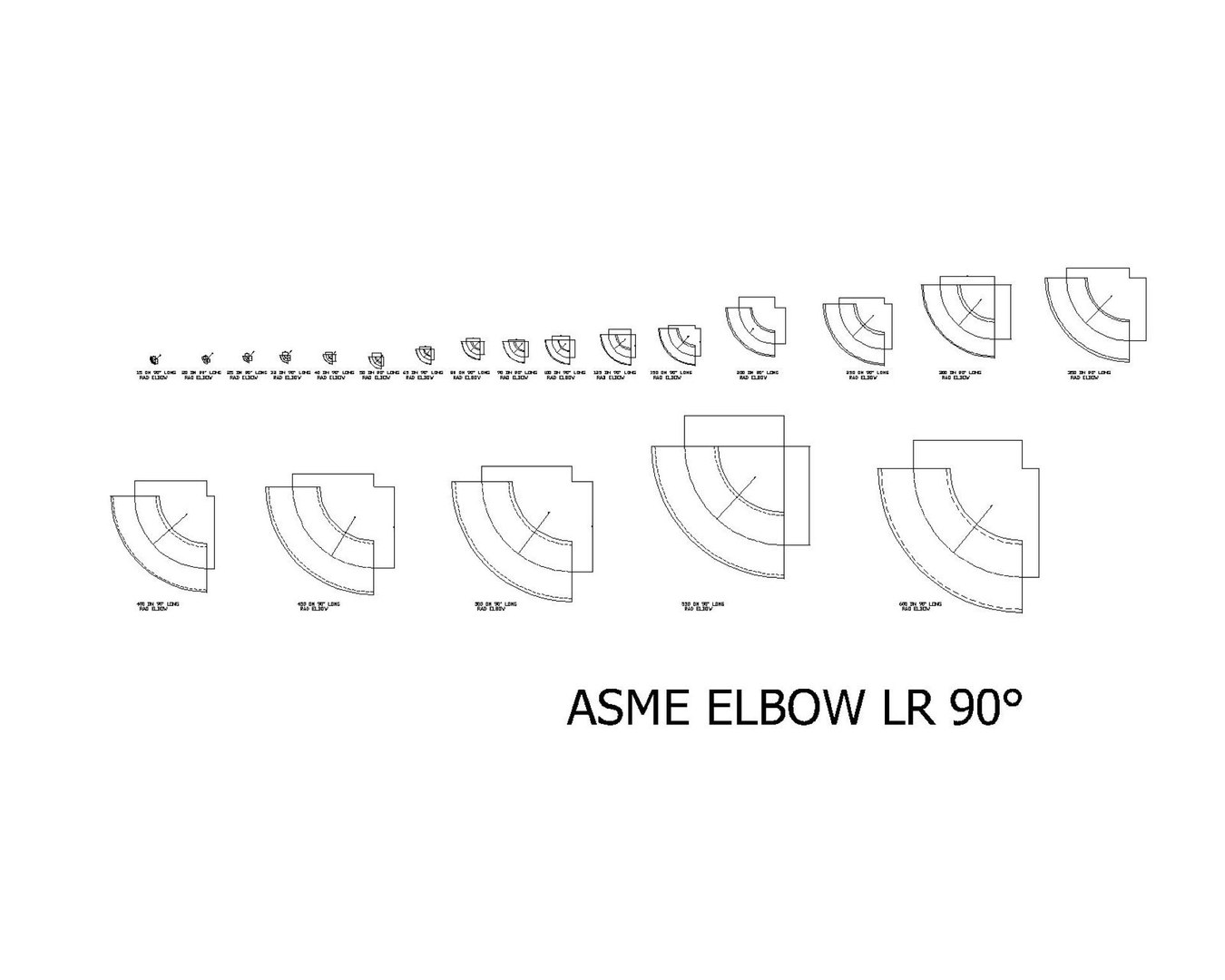AUTOCAD 90 ELBOWS 3D Model - TurboSquid 2286434