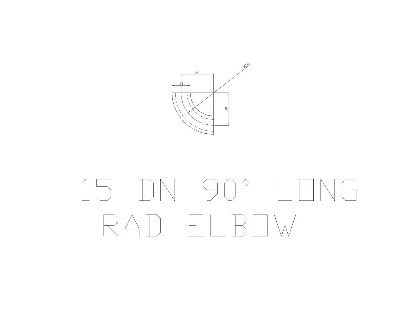 AUTOCAD 90 ELBOWS 3D Model - TurboSquid 2286434